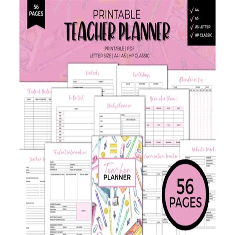 Teachers Planner Usa At Charlotte Thrower Blog