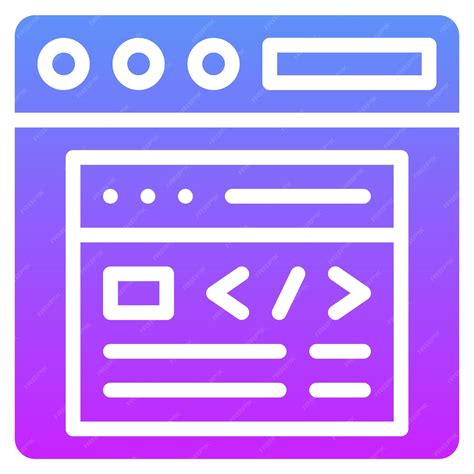 premium vector browser pop up vector icon illustration of coding and