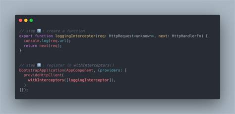 Daniil Rabizo On Linkedin How Simple It Has Become To Create An Interceptor In Angular 💡 1 Create