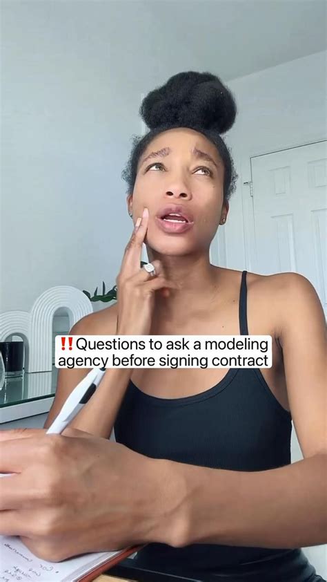 ‼️questions To Ask A Modeling Agency Before Signing Contract Modeling Agency Tips Modeling