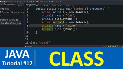 Java Tutorial 17 Java Class And Objects In Java Programming OOP