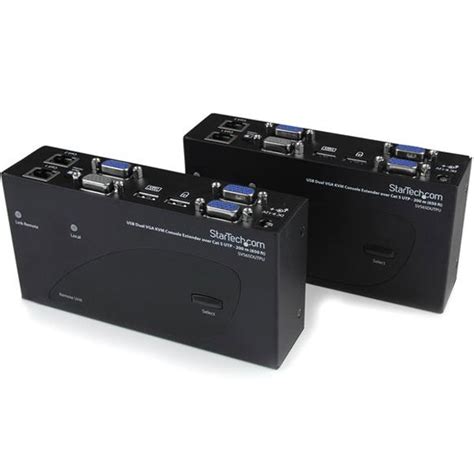 StarTech USB Dual VGA Over Cat5 KVM Console Extender SV565DUTPU Mwave