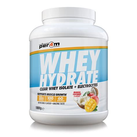 Clear Whey Electrolytes Mango Coconut Per4m Per4m Nutrition