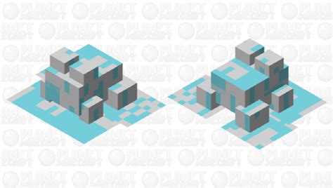 Frozen Ice Cream Blob Minecraft Mob Skin