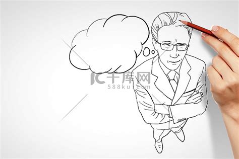 铅笔画的问题和挑战在业务简笔画吉祥图案高清摄影大图 千库网