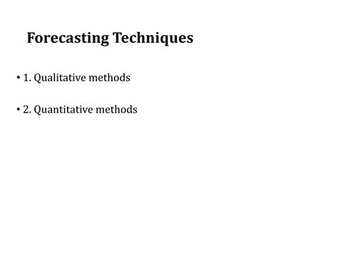 Forecasting Models Pptx