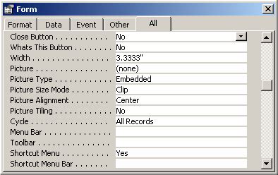 Tutorial Archive MS Access Disable Close Button On A Form In Access XP