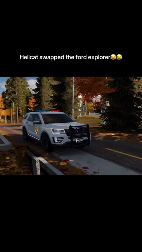 Hellcat Swapped Ford Explorer Cop Chases You Tiktok