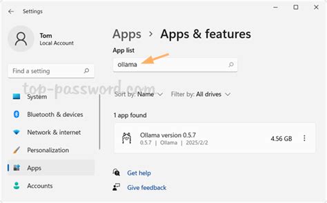 Uninstall Ollama Windows 11 Password Recovery