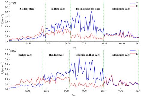 Partitioning Evapotranspiration In A Cotton Field Under Mulched Drip Irrigation Based On The