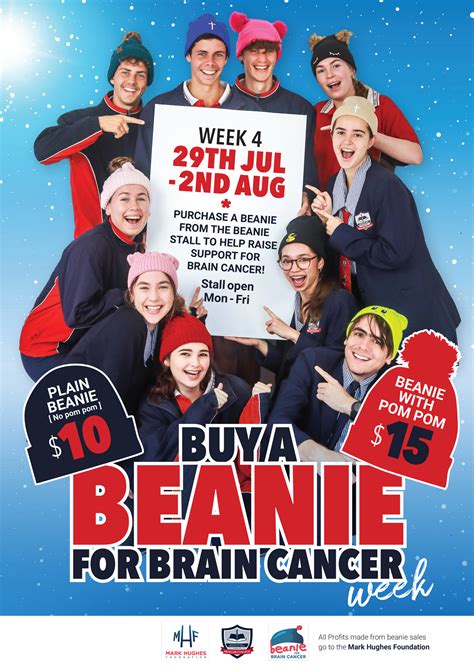 Next Week Beanies For Brain Cancer Mueller Connect