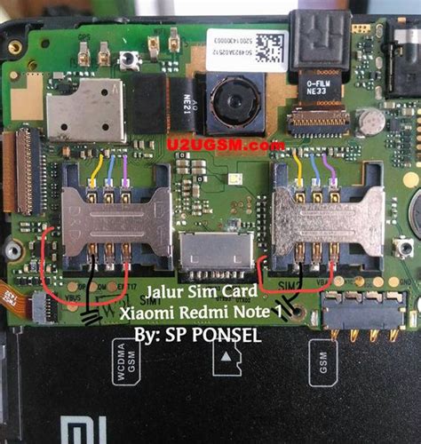 Jalur Konektor Cas Xiaomi Redmi 2 Pro Perangkat Sekolah