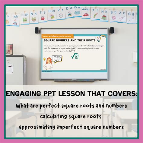 Grade 7 Square Roots And Perfect And Imperfect Square Number PowerPoint Lesson Australian