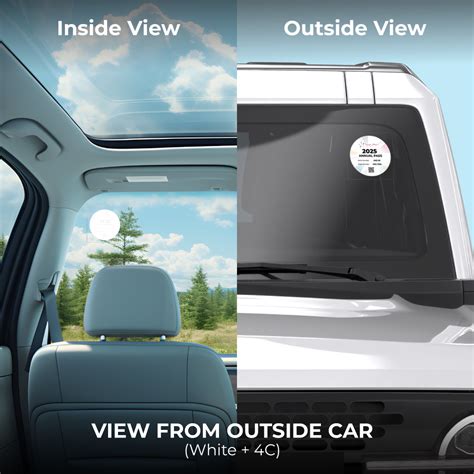 Standard Size Car Sticker Car Decal Print Window Decal Print