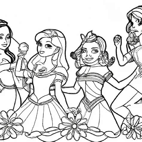 7 Desenhos De Princesas Da Disney Para Imprimir E Colorir