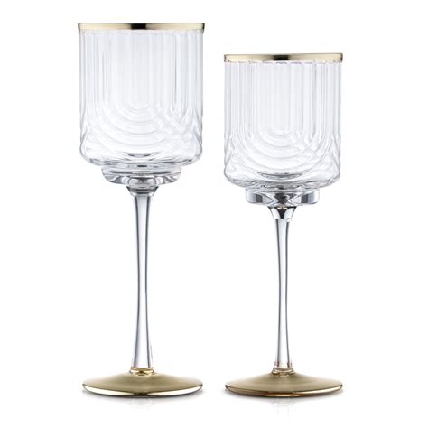 Gold Phoebe Collection Glassware Settings And Co