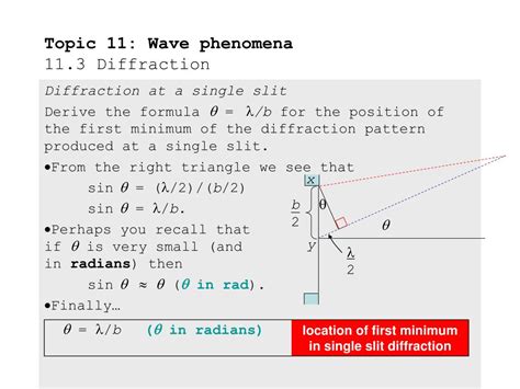 PPT Topic 11 Wave Phenomena 11 3 Diffraction PowerPoint Presentation ID 6369278