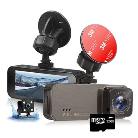 Автомобильный видеорегистратор Full HD 701 DVR 2 камеры для авто ...