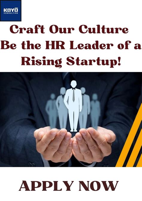 KoyŌ Consulting On Linkedin Applynow Hrmanager Bangalore Startup Scale Humanresources