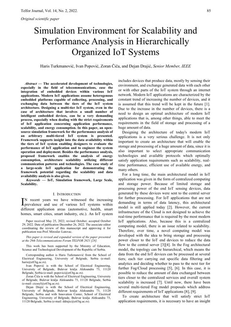 Pdf Simulation Environment For Scalability And Performance Analysis
