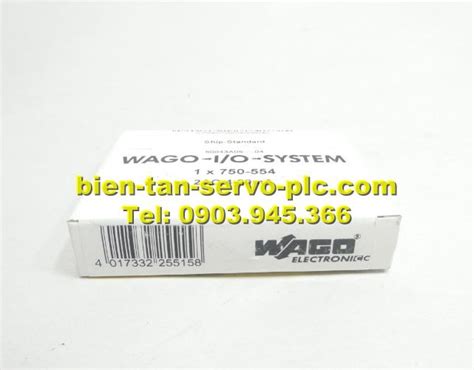 Mô đun Analog Output Wago 750 554 Biến Tần Servo Plc