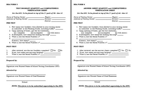 Bea Form 5 And 6 Natg6 Pdf Clinical Medicine Theory Of Medicine