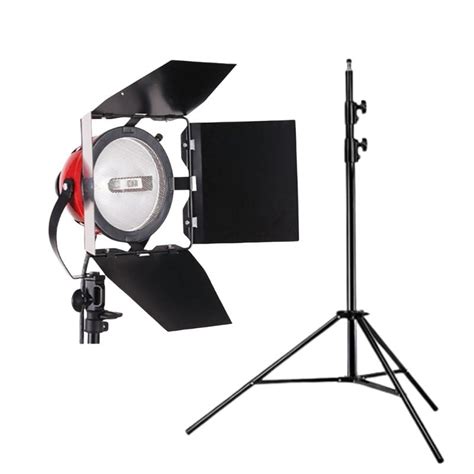 800w Tungsten 3200k Red Head Video Continuous Light Lightstand Gopixelr