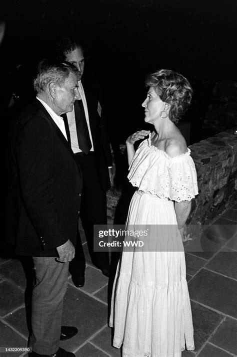 David Rockefeller And Nancy Reagan Attend A Party At Wexford An News Photo Getty Images