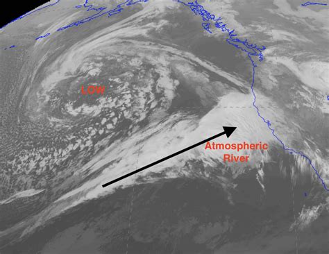 Stunning Imagery A Huge Cyclone And An Atmospheric River Watts Up