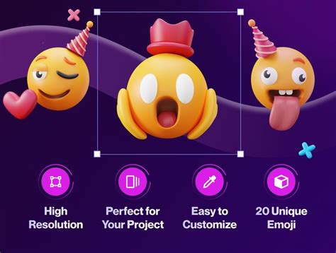 Emoty 3d Party And Celebration Emoji Set Emoji Party Emoji Set Celebration Party