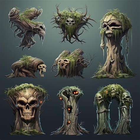 Premium Photo Evil Tree Trunks