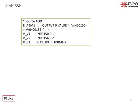Abmanalog Behavioral Modelingによる加算回路の表現 Pptx