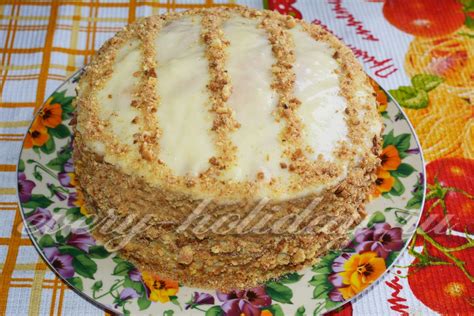 Торт Медовик классический рецепт с фото пошагово с заварным кремом