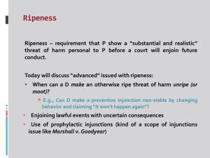 WHAT IS AN INJUNCTION