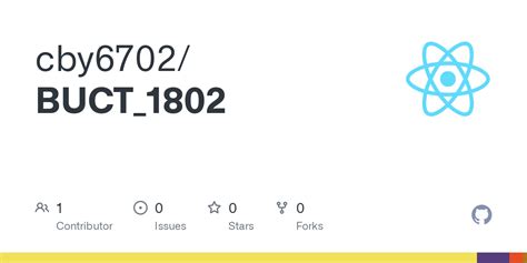 Github Cby6702buct1802