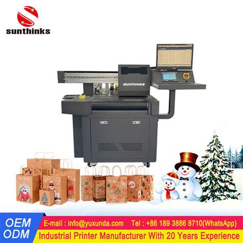 Single Pass Paper Bags Printing Machine Auto Feeder