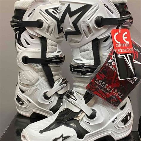 New Alpinestars Tech 10 Supervented Boots White