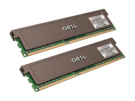 GeIL 4GB 2 X 2GB 240 Pin DDR3 SDRAM DDR3 1333 PC3 10660 Dual Channel Kit Desktop Memory