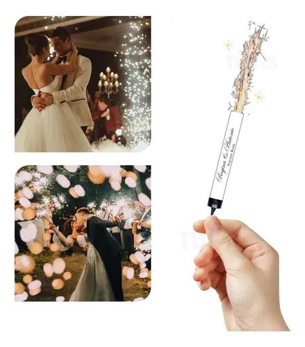 10 Vela Mágica Chispa Etiqueta Personalizada Boda Baile Xv A Mercadolibre