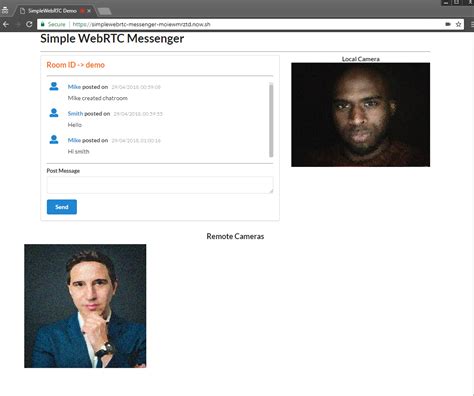 building a webrtc video chat application with simplewebrtc — sitepoint