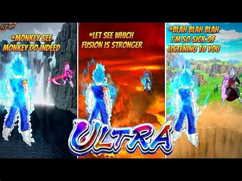 New Ultra Vegito Blue Special Quotes Dragon Ball Legends Youtube