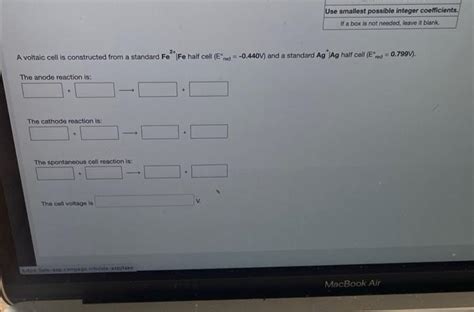 Solved Use Smallest Possible Integer Coefficients If A Box