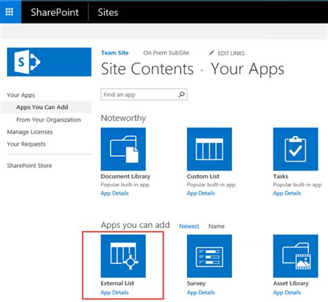 Creating A Sharepoint 2016 External Content Type Trough Odata