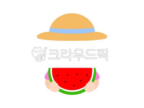 어린이 수박일러스트 수박그림 수박먹는아이 수박먹는일러스트 사진 이미지 일러스트 캘리그라피 Micalee작가