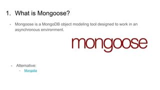 13 mongoose | PPT