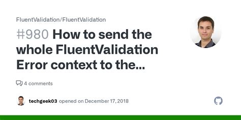 How To Send The Whole Fluentvalidation Error Context To The Modelstate