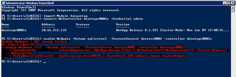 CDOT Quota Rule Command NetApp Community