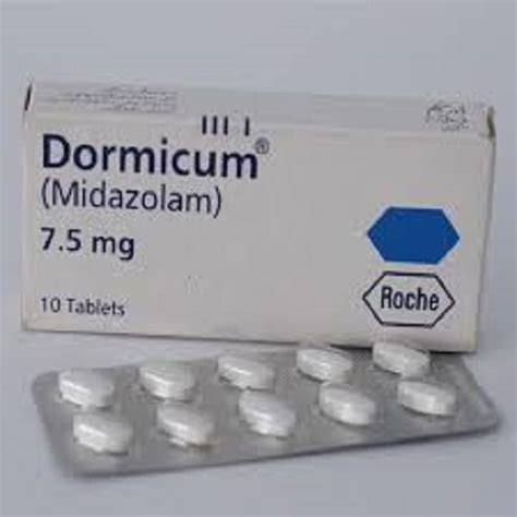 Dormicum 7 5mg Tablets