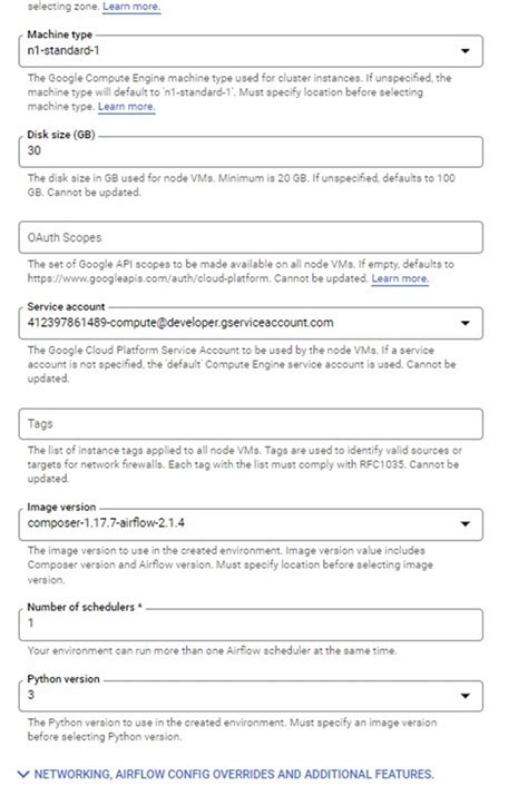 Inspecting Cloud Composer Apache Airflow
