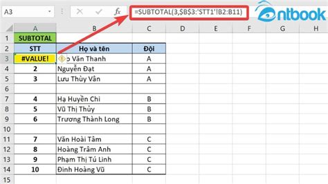 Hàm Subtotal Trong Excel Cách Dùng Chi Tiết Kèm Ví Dụ Thực Tế Hàm Subtotal Trong Excel Cách Dùng Chi Tiết Kèm Ví Dụ Thực Tế